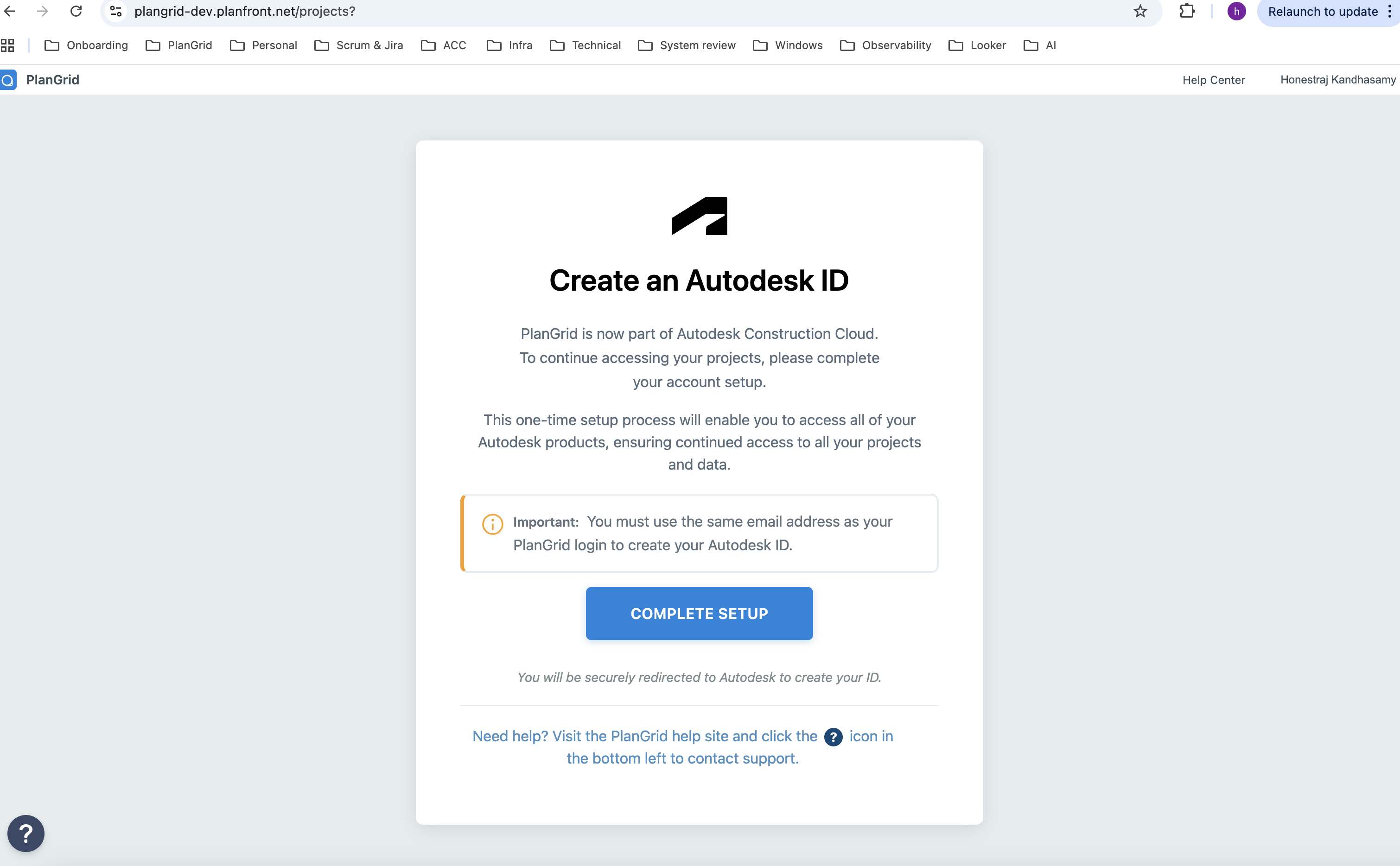 Creating an Autodesk ID for your PlanGrid Account – PlanGrid